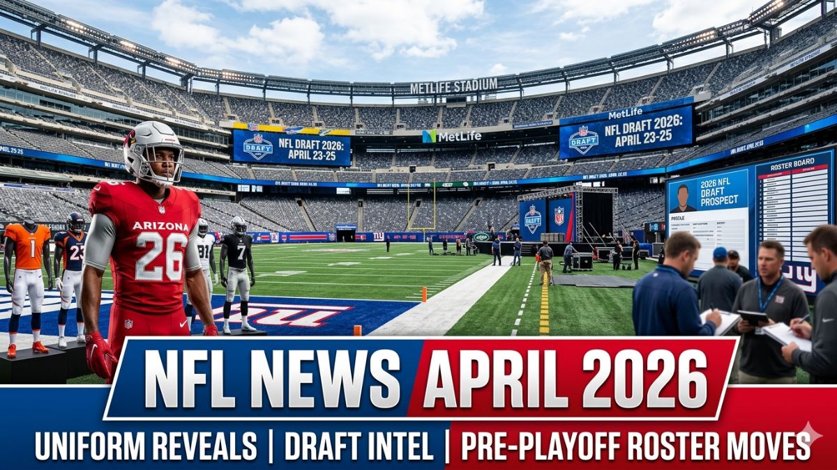 NFL News April 2026: Uniforms, Draft Buzz, and Trade Speculation Heat Up